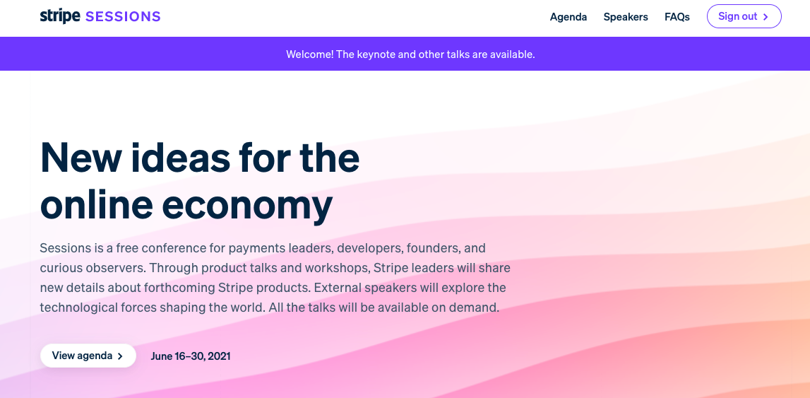 Stripe Sessions 2021を視聴した | gorou style